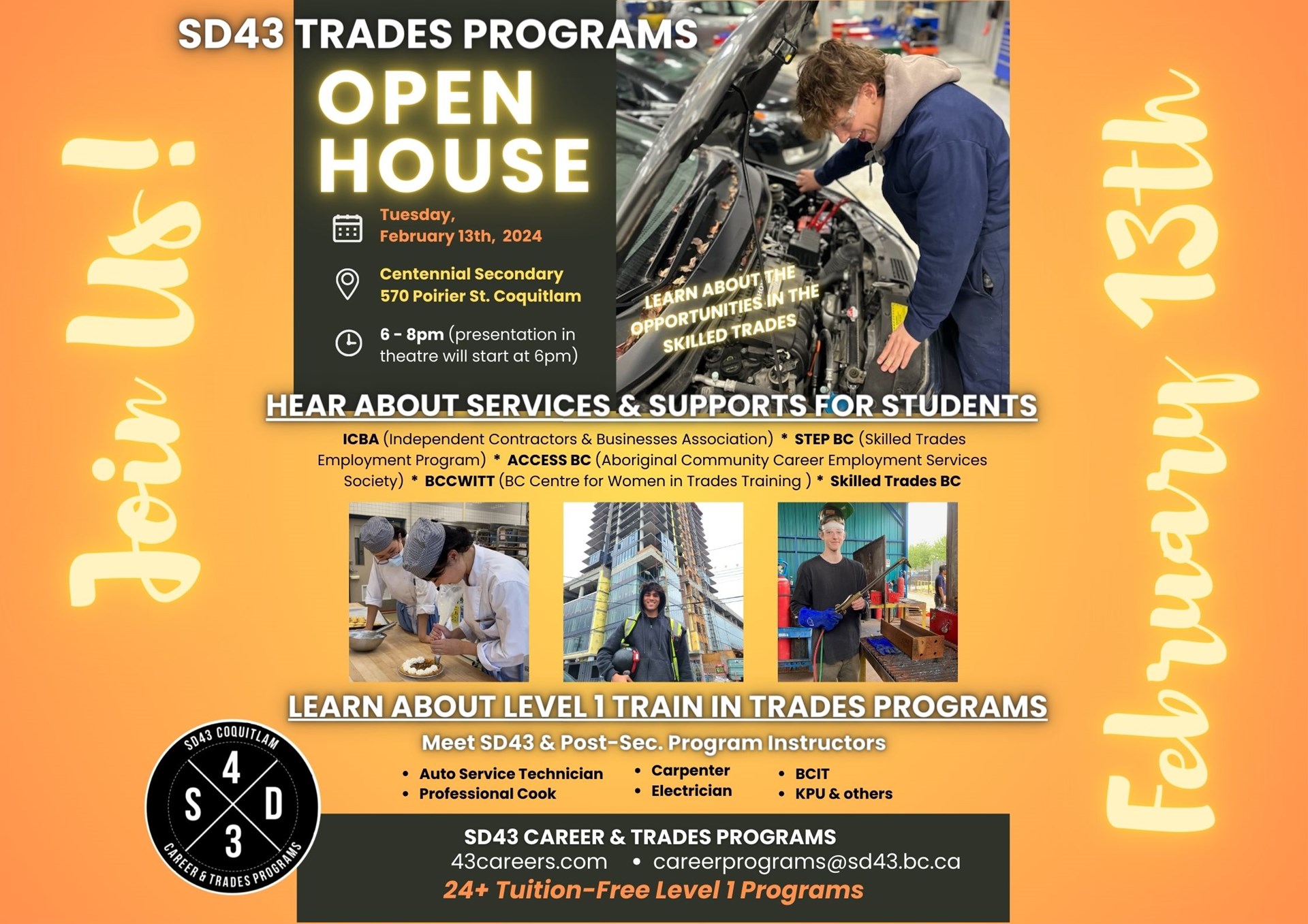 Career & Trades Programs - School District No. 43 (Coquitlam)
